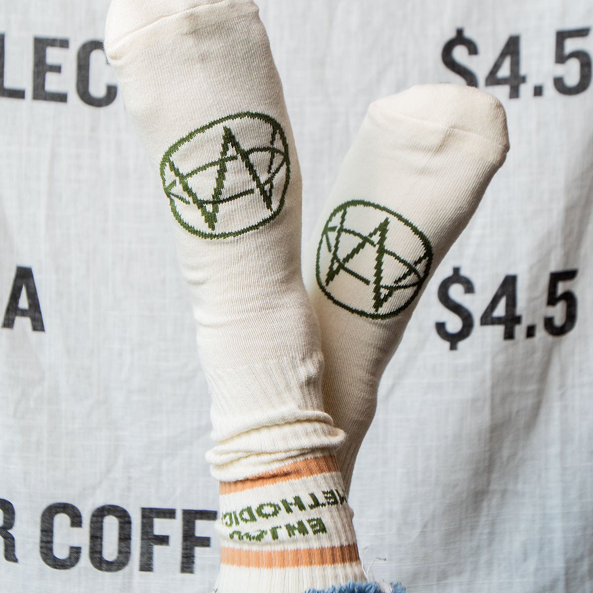 Methodical Crew Socks—Natural – Methodical Coffee